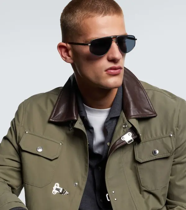 Brunello Cucinelli Aviator Sunglasses