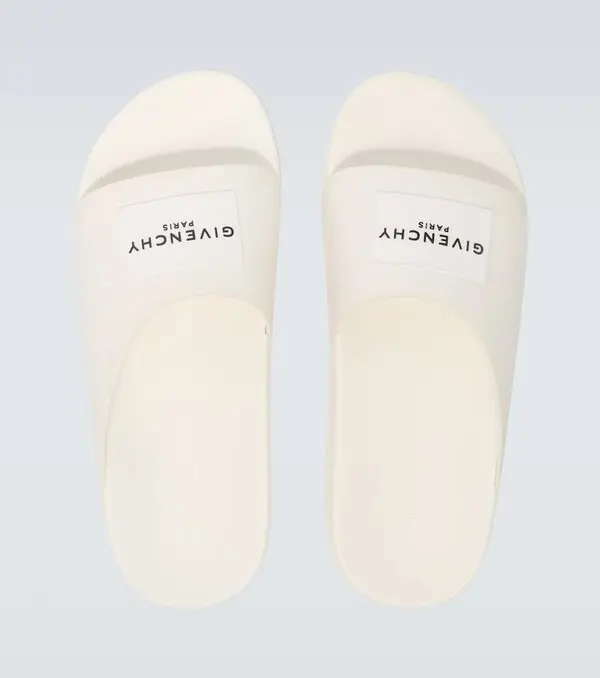 Givenchy Label Slides - White