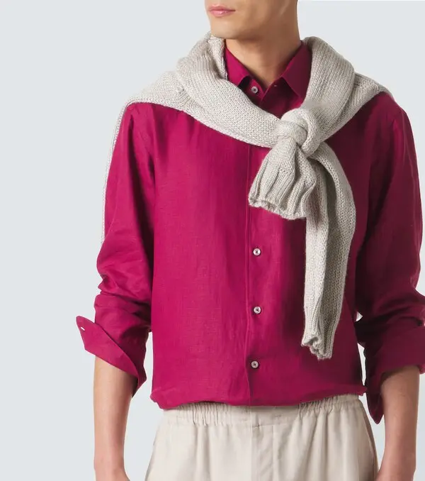 Zegna Linen Shirt - Red