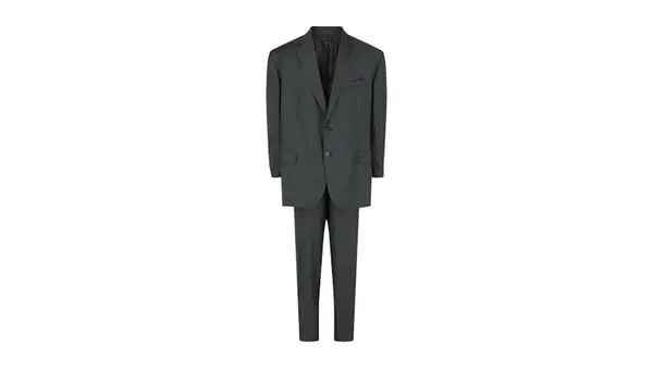 Brioni Wool Twopiece Suit - Grey