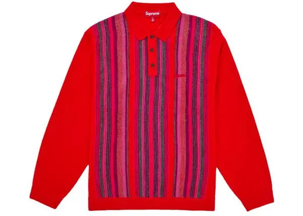 Supreme Stripe Polo Shirt Sweater