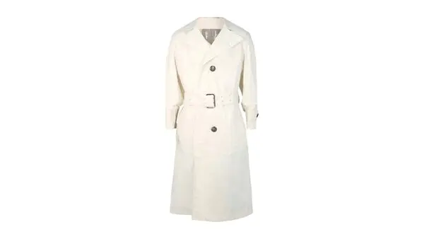 FERRAGAMO Cotton Trench Coat - White