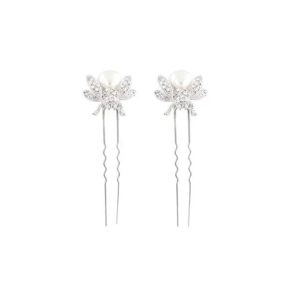 STEPHANIE BROWNE AUSTRALIA Bumble Bee Hair Pins Set - Silver