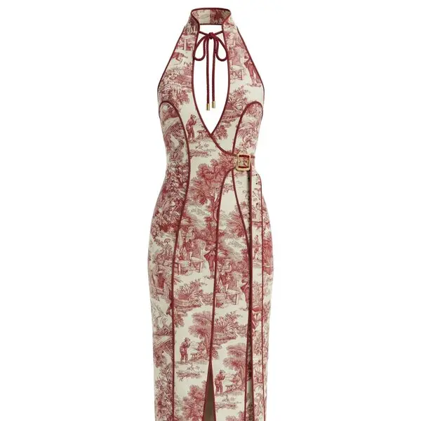LA MUSA Rouge Jardin Maxi Dress