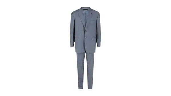 Brioni Pinstriped Wool Twopiece Suit - Nile
