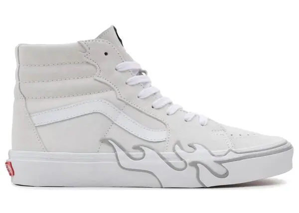 VANS Sk8-hi High Top Sneakers With Flame Detailing