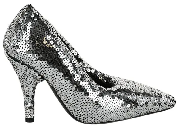 Balenciaga Sequin High Heel Pumps