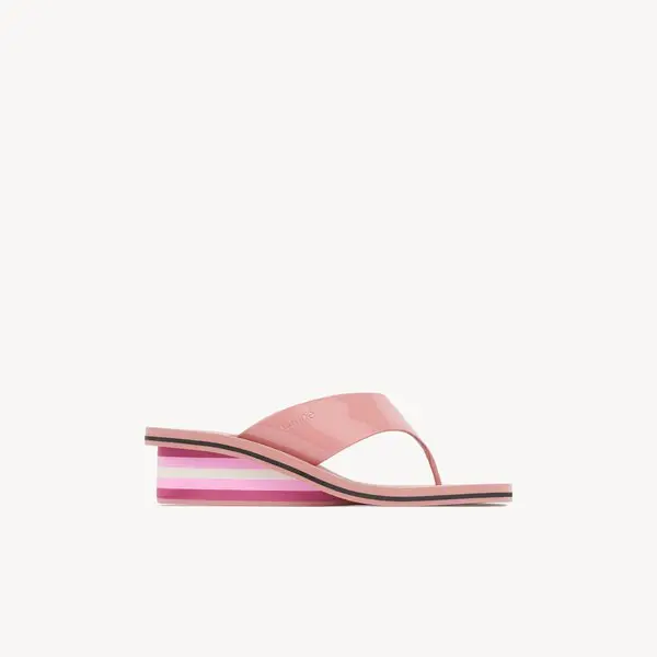 Chloé Swimming Cool Wedge Sandal - Woodrose