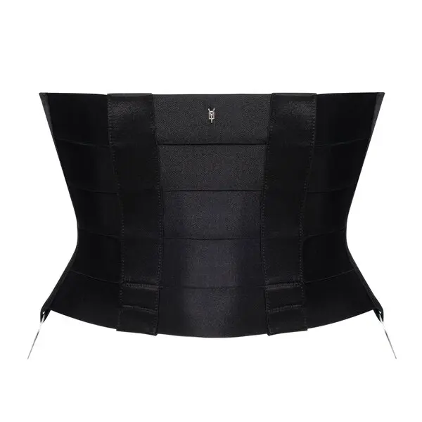 MY MOKONDO Asha Wide Corset Belt - Black