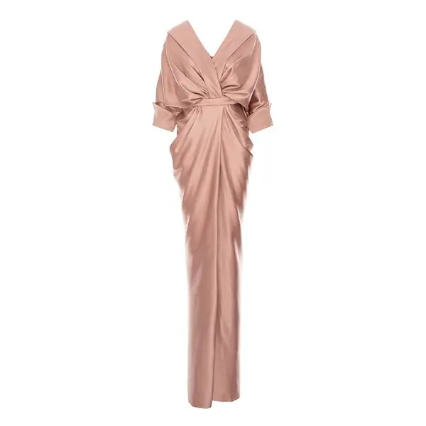 ACOB À PORTER Draped Long Dress