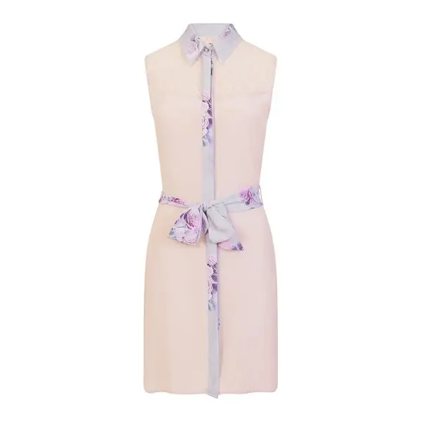 SOPHIE CAMERON DAVIES Classic Silk Shirt Dress - Orange