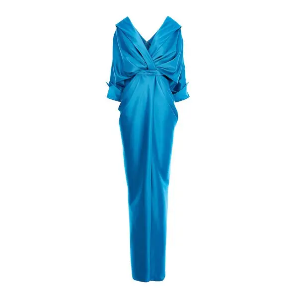 ACOB À PORTER Draped Long Dress