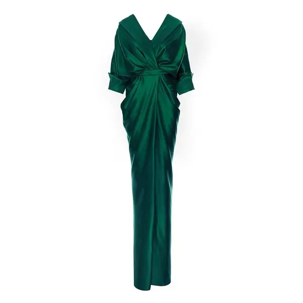 ACOB À PORTER Draped Long Dress