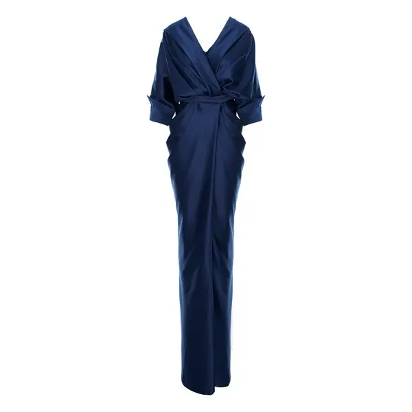 ACOB À PORTER Draped Long Dress