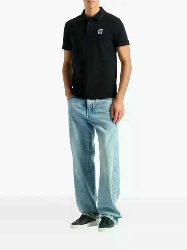 Balmain Loose-fit Light Wash Denim Jeans - Blue