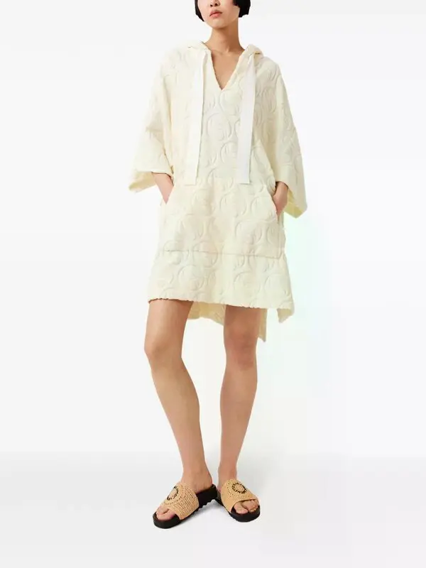 Stella McCartney Terry Cloth Hooded Dress