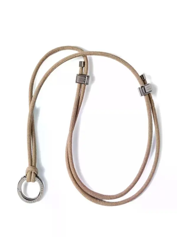 Brunello Cucinelli Alcantara Glasses Cord With Monili