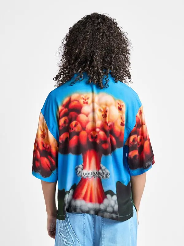 BRAIN DEAD Explosion T-shirt - Blue