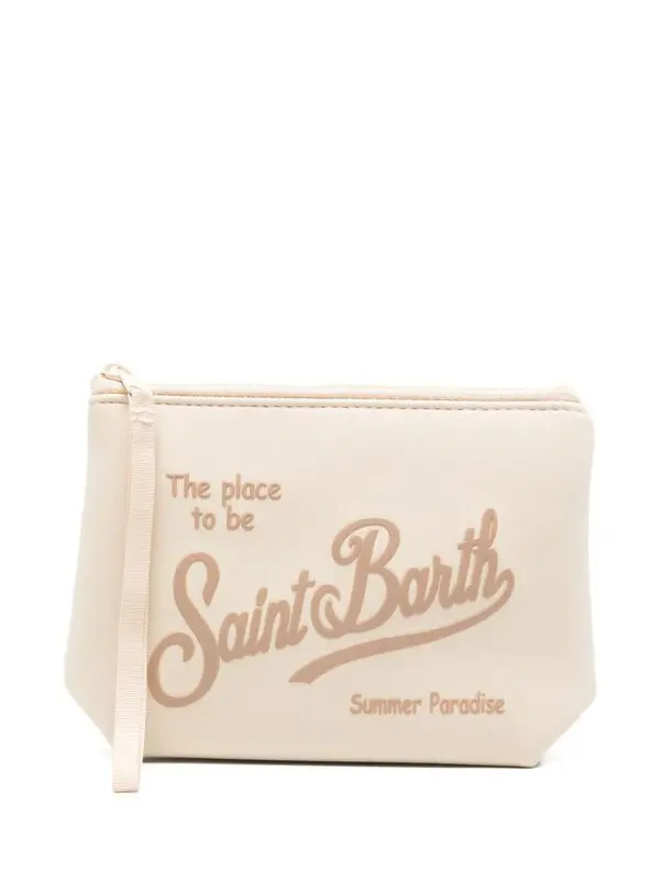 MC2 SAINT BARTH Aline Clutch Bag - Beige