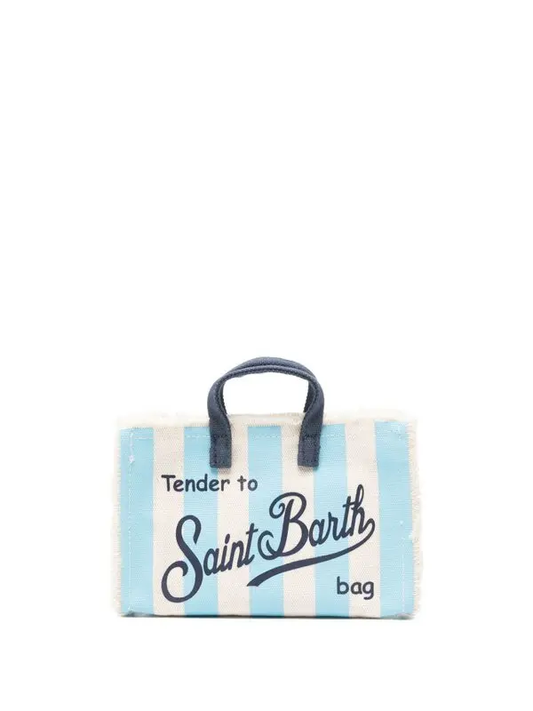 MC2 SAINT BARTH Phone Bag With Top Handle And Crossbody Strap - Sky Blue