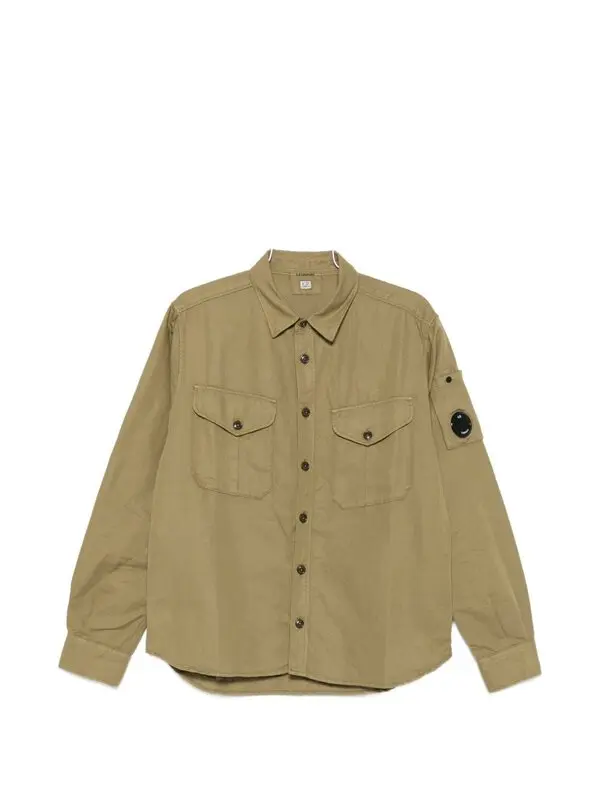 C.P. COMPANY Cotton And Linen Blend Shirt