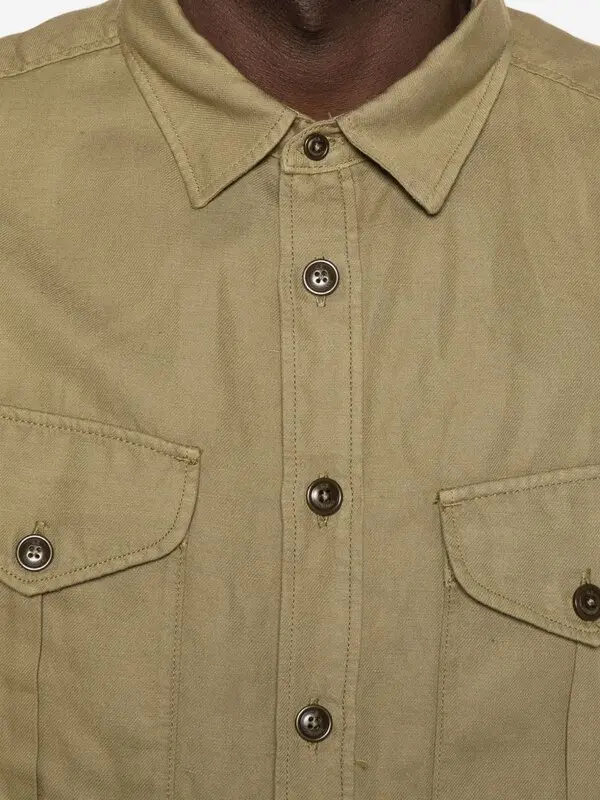 C.P. COMPANY Cotton And Linen Blend Shirt