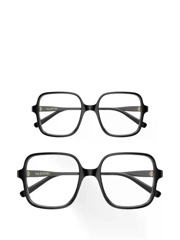 Valentino Garavani Square Frame Eyeglasses - Black