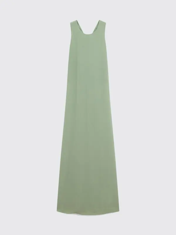 Aspesi Midi Dress In Pure Silk