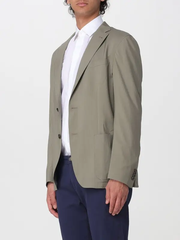 Corneliani Single Breasted Blazer - Beige