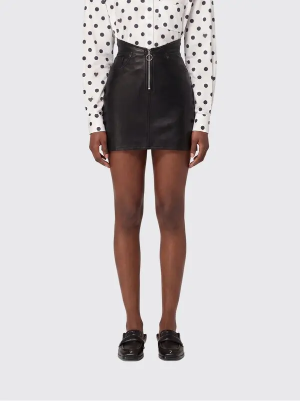 Fiorucci Leather Mini Skirt