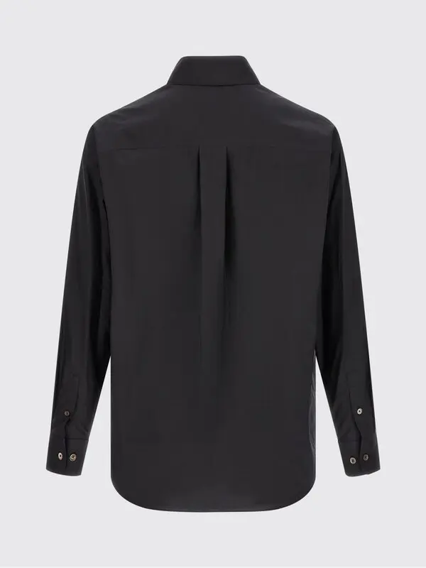 LEMAIRE Cotton And Silk Shirt - Black
