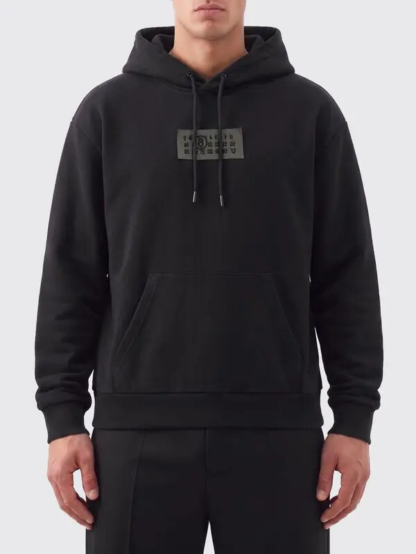 MAISON MARGIELA Logo Hoodie - Black