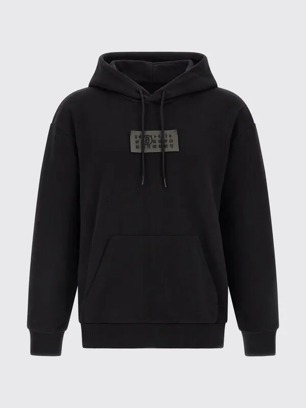 MAISON MARGIELA Logo Hoodie - Black