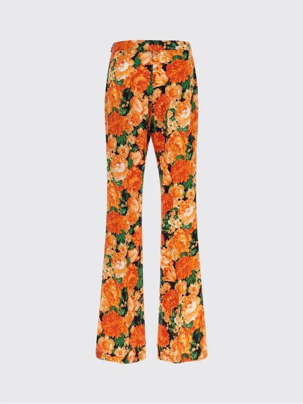 Pinko Floral Print Flare Trousers
