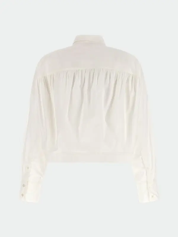 Pinko Cotton Shirt With Classic Collar And Dropped Shoulders