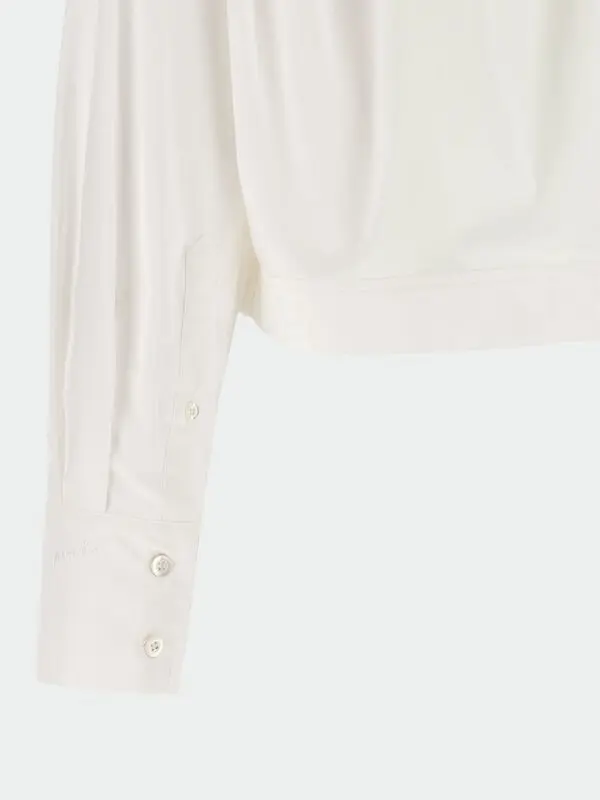 Pinko Cotton Shirt With Classic Collar And Dropped Shoulders