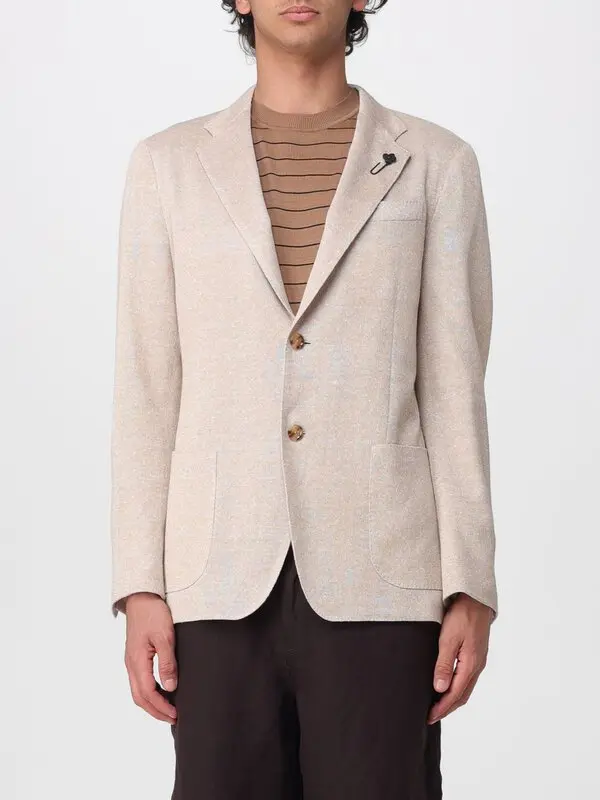 LARDINI Tailored Jacket - Beige