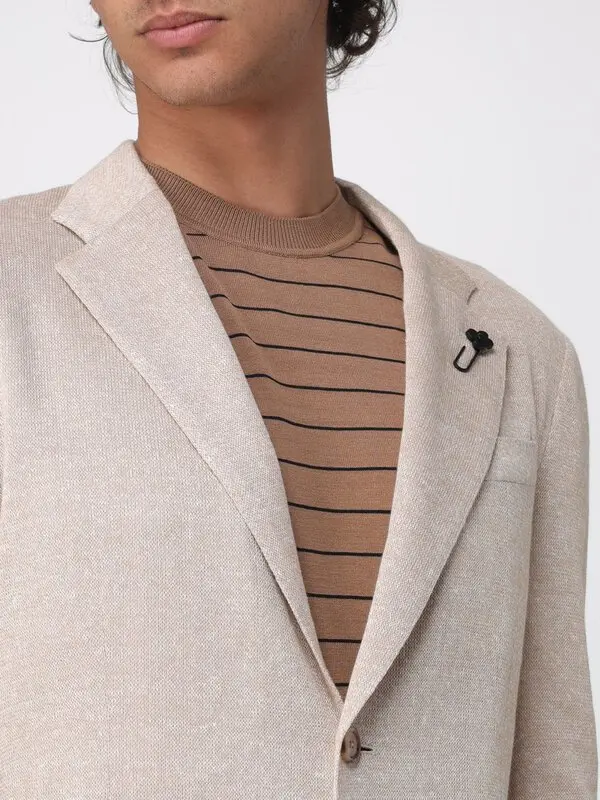 LARDINI Tailored Jacket - Beige