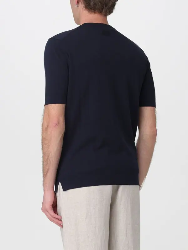 LARDINI Cotton T-shirt - Blue