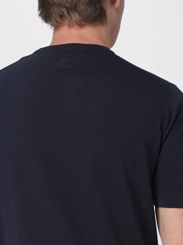 LARDINI Cotton T-shirt - Blue