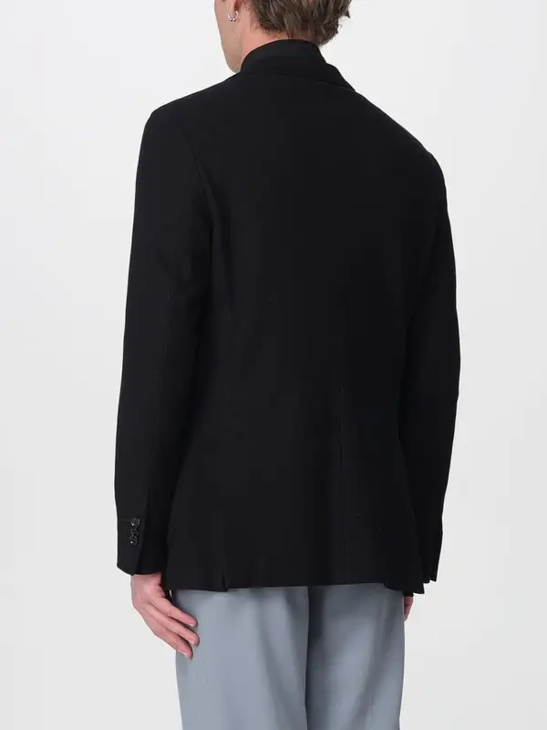 LARDINI Single-breasted Blazer - Black