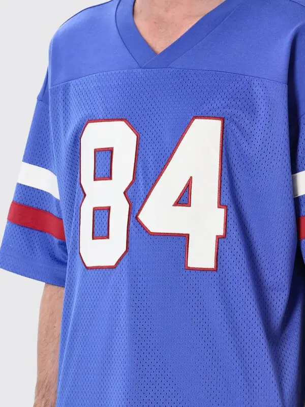 Champion Polyester V-neck Sports T-shirt With Contrasting Trims