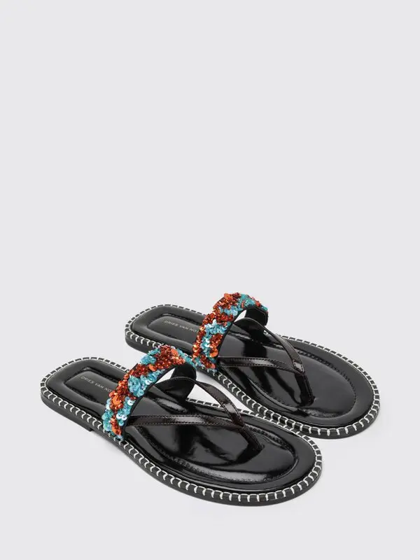 Dries Van Noten Embellished Heeled Sandals