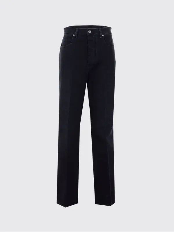 Bottega Veneta High-waisted Straight Leg Cotton Denim Jeans