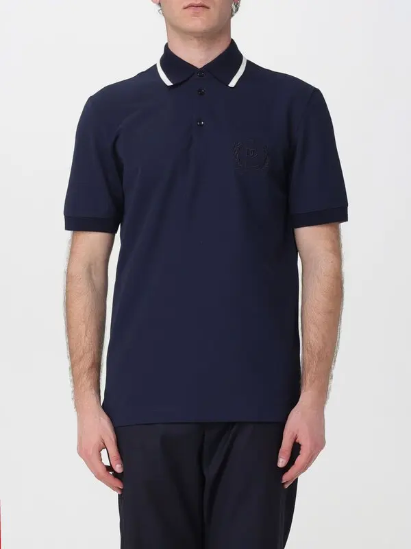 Dolce & Gabbana Basic Cotton Polo Shirt - Blue