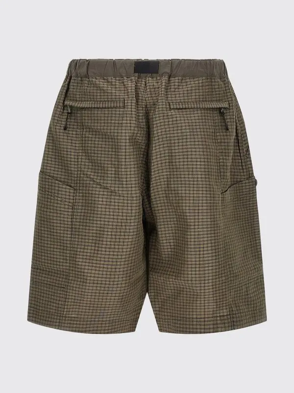 Comme Des Garçons Plaid Shorts - Green