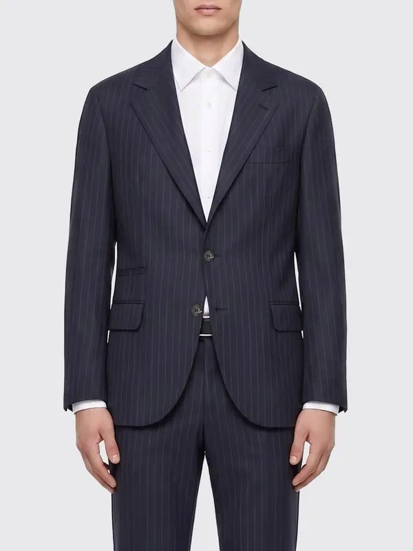 Brunello Cucinelli Striped Tailored Jacket