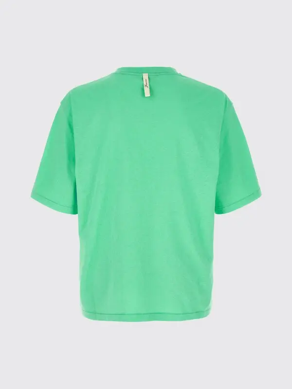 Jacquemus Cotton T-shirt With Logo - Green