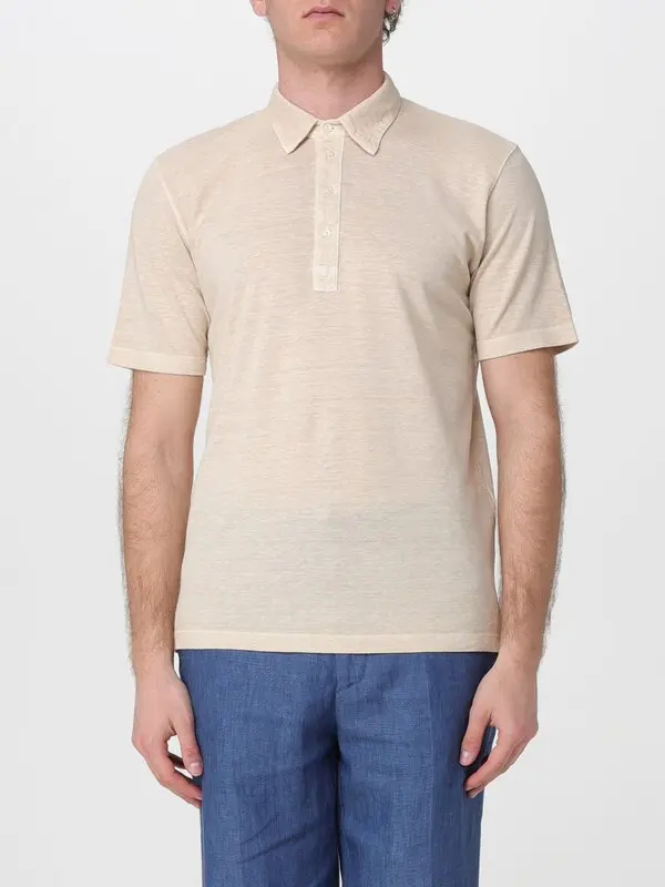 120% Lino Short Sleeve Polo Shirt