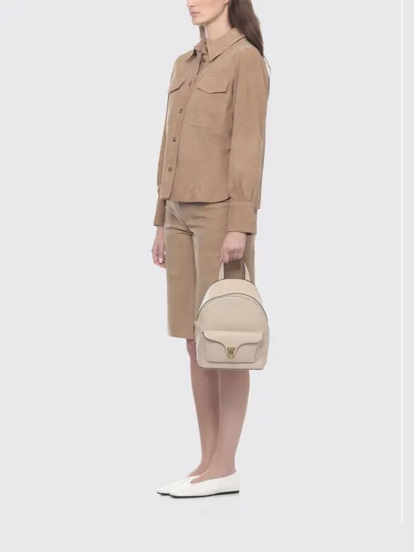 COCCINELLE Beat Generation Grained Leather Backpack
